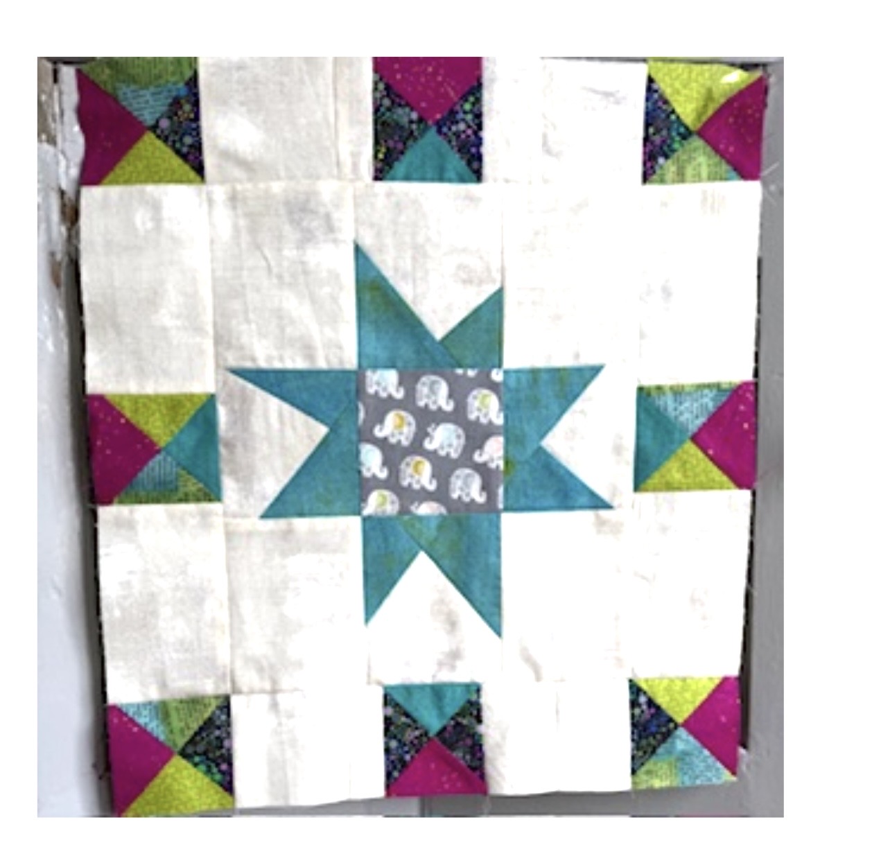 Eva's SAHRR 1st Border – Pieceful Thoughts